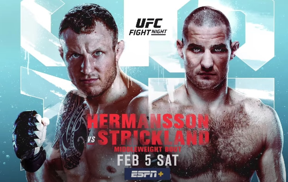 UFC FN 200: Hermansson - Strickland typy i transmisja