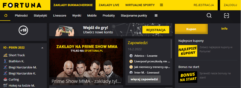 Fortuna zakłady bukmacherskie online - sprawdź buka!