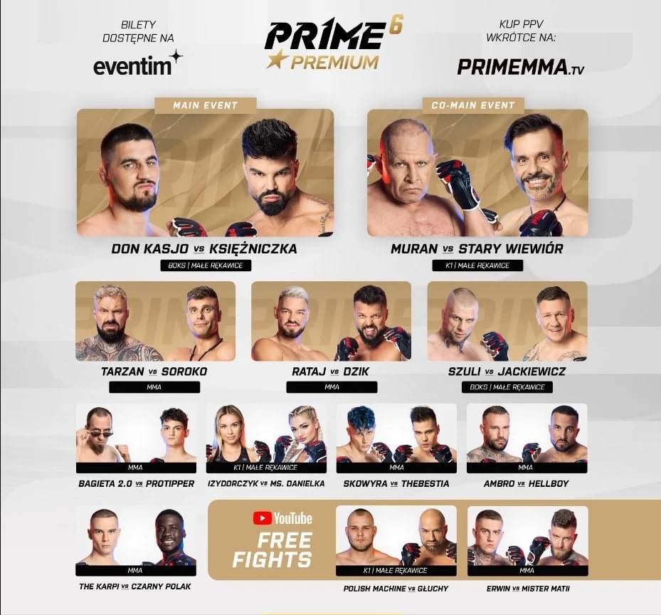 Prime MMA 6 PPV gdzie oglądać? Transmisja, stream online