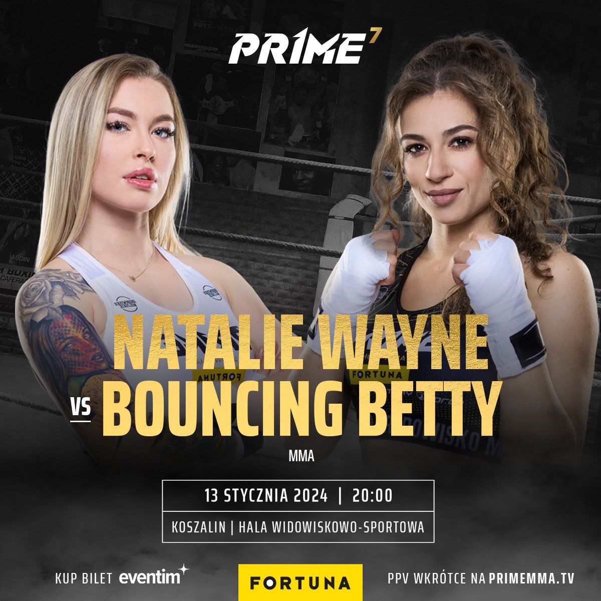 Kto wygrał walkę Natalie Wayne - Bouncing Betty? Wynik i skrót walki (Prime MMA 7)